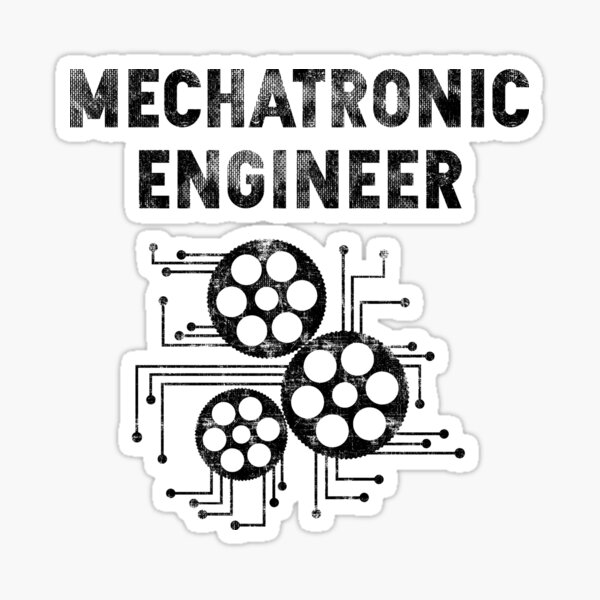 "Mechatronic Engineer" Sticker by GR-ART | Redbubble