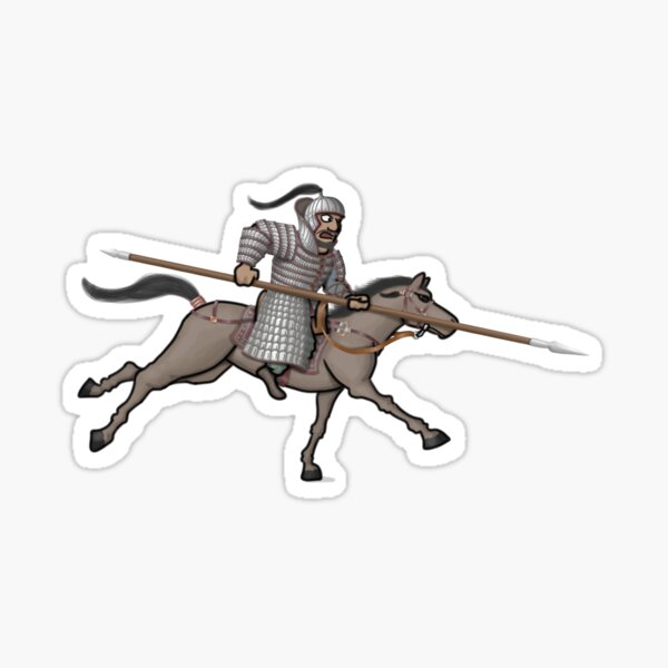 "Sogdian Cataphract" Sticker for Sale by foojer | Redbubble