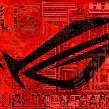 "RTX3080 RX6900xt circuit asus rog strix" Sticker by ArtxcL | Redbubble