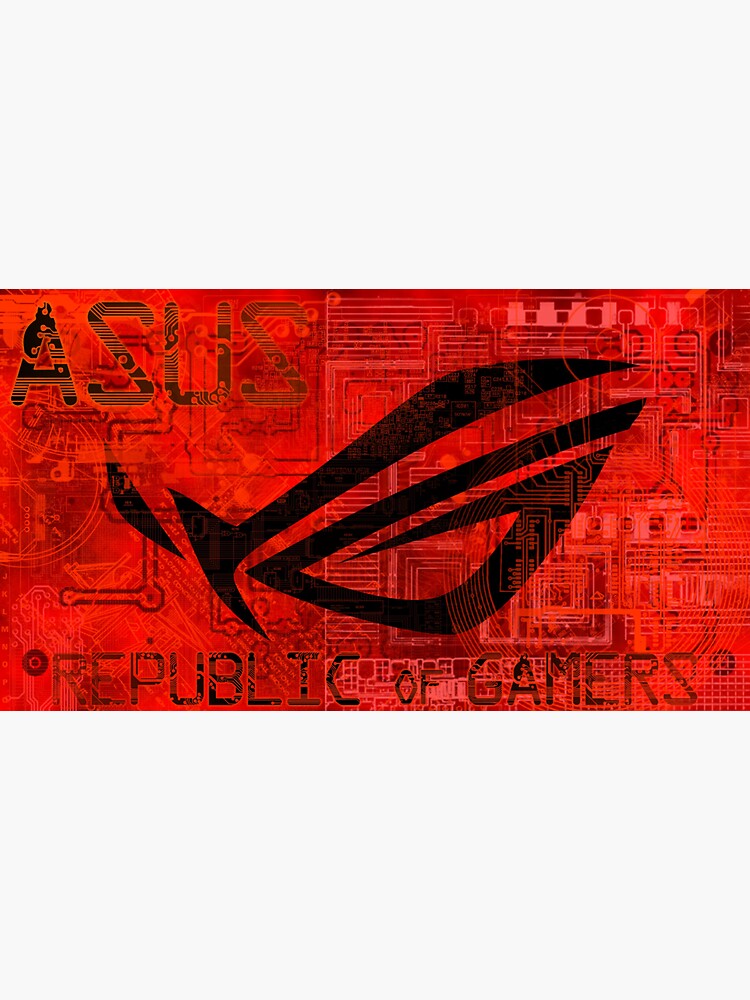 "RTX3080 RX6900xt circuit asus rog strix" Sticker by ArtxcL | Redbubble