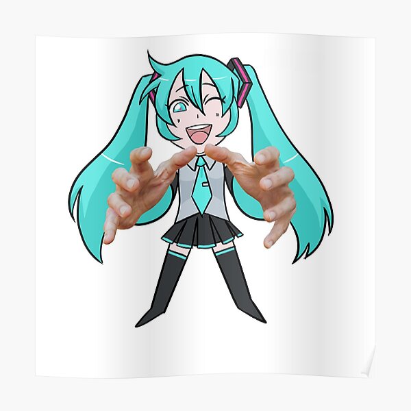 "Miku meme" Poster by ikeatheman | Redbubble
