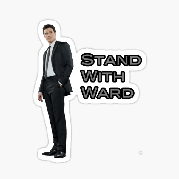 "Stand with Ward" Sticker for Sale by SpiderReviewer | Redbubble