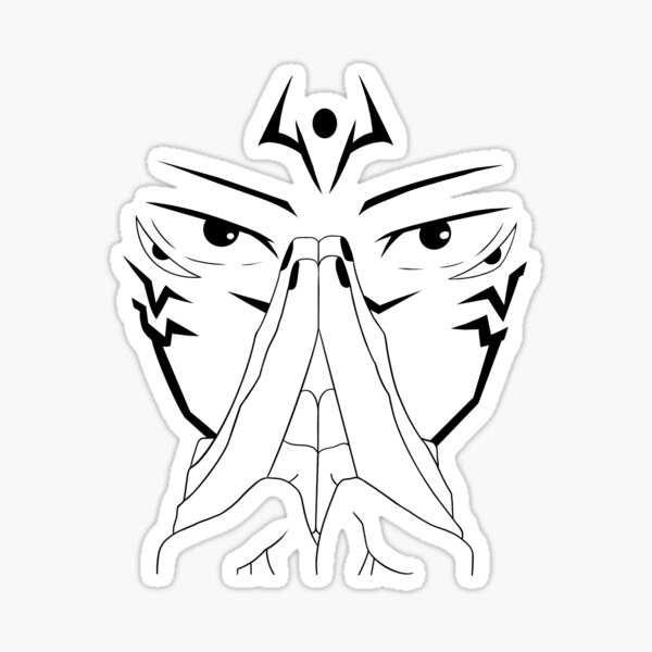 "Sukuna Domain Expansion" Sticker for Sale by Babsbroke | Redbubble