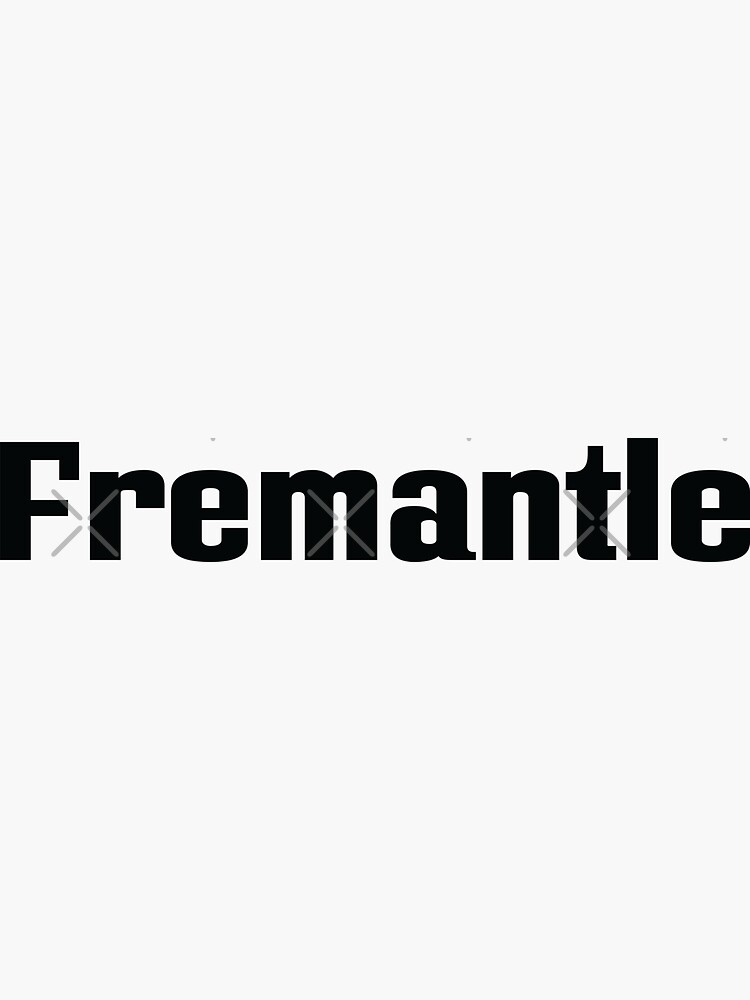 "Fremantle" Sticker by ProjectX23 | Redbubble