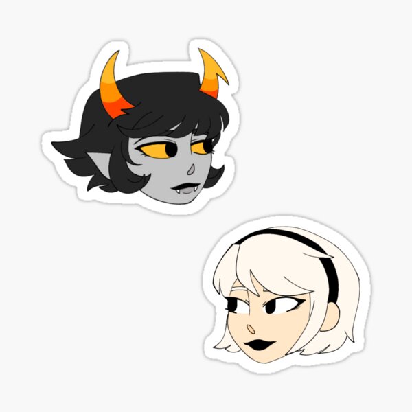 "Rose and Kanaya" Sticker for Sale by Jaytaku | Redbubble