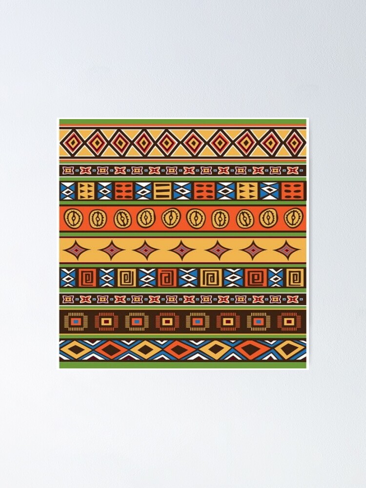"Kitenge, Ankara, African print " Poster for Sale by Wacukangumo ...