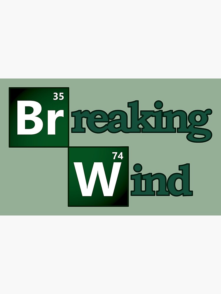 Póster «Breaking Wind elementos parodia de la tabla periódica» de ...