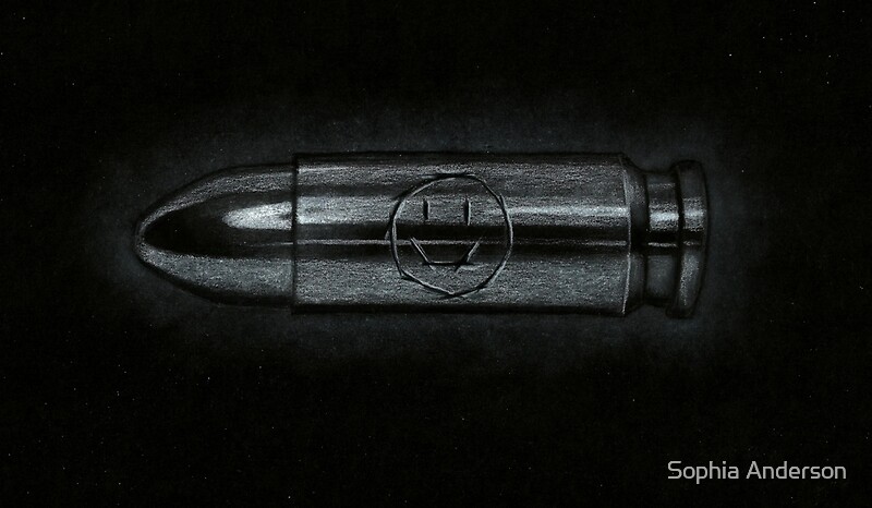 "Smiley Face Bullet" by Sophia Anderson | Redbubble