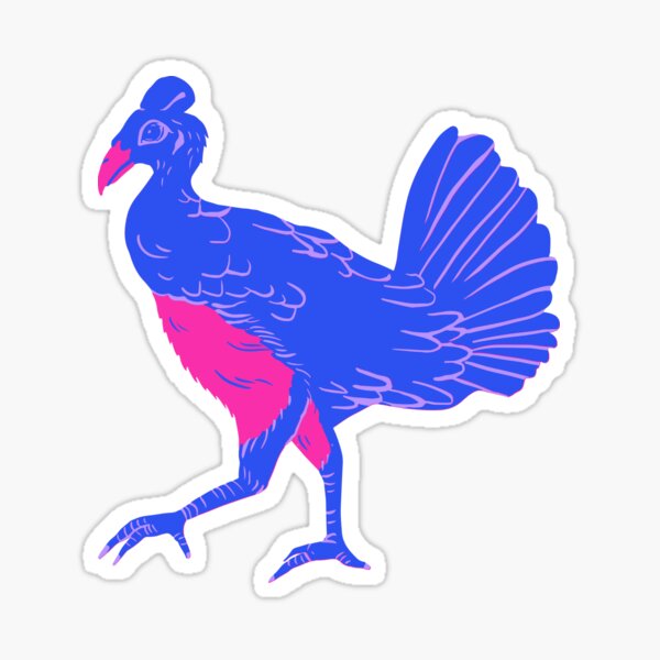 "Bisexual Maleo bird" Sticker for Sale by eldyyn | Redbubble
