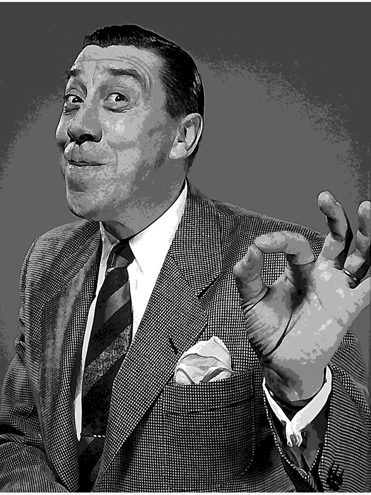 Poster « Portrait de Fernandel », par saintiro | Redbubble