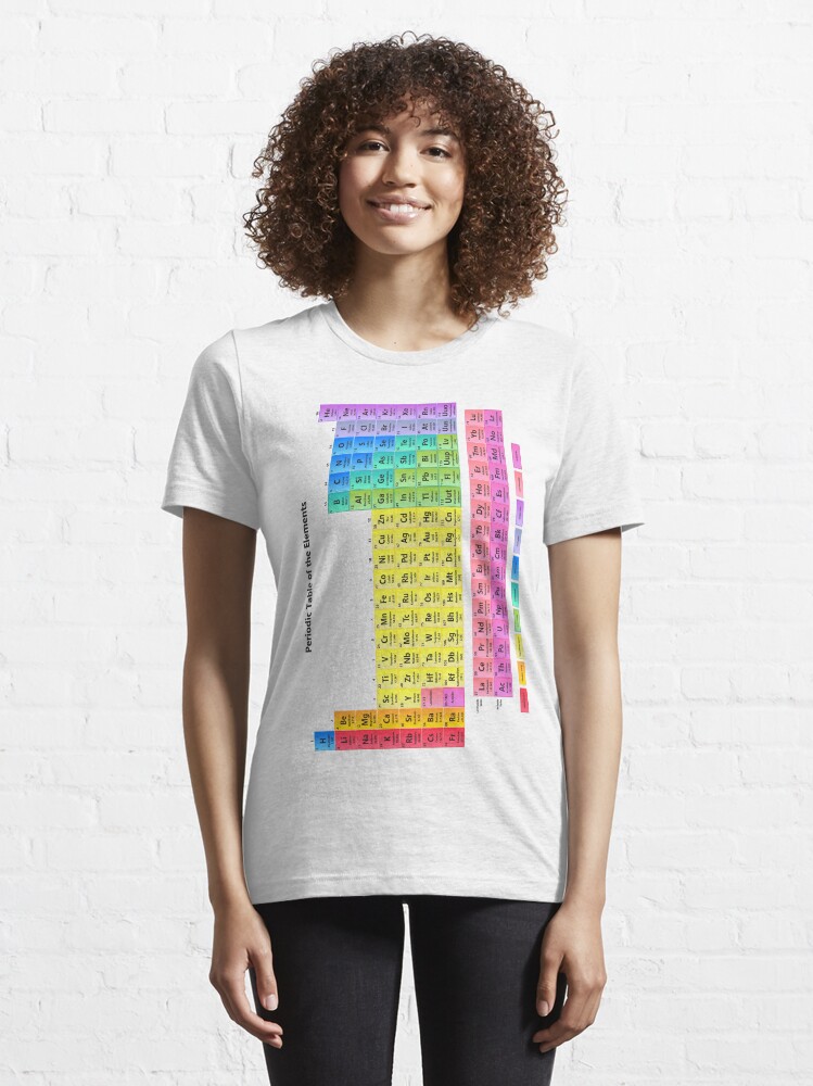 "Detailed Periodic Table of the Elements" T-shirt for Sale by ...