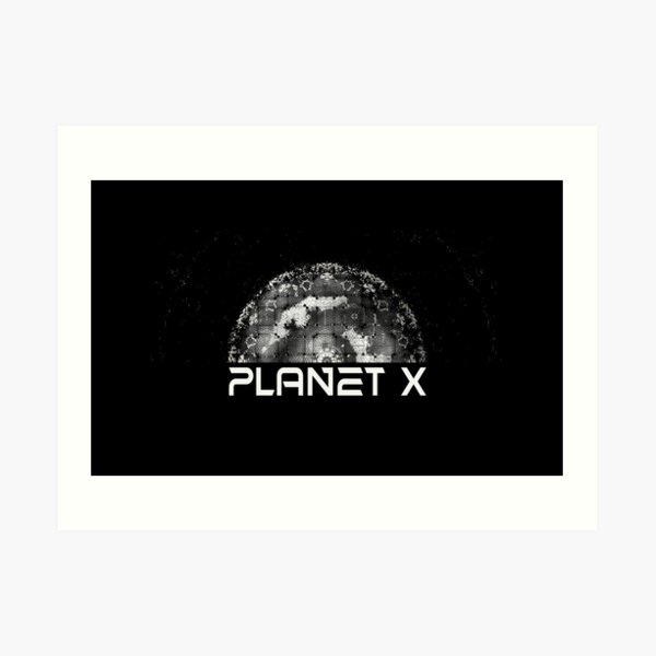 "Space Age Astronomy Art Planet X Brand Logo" Art Print for Sale by ...