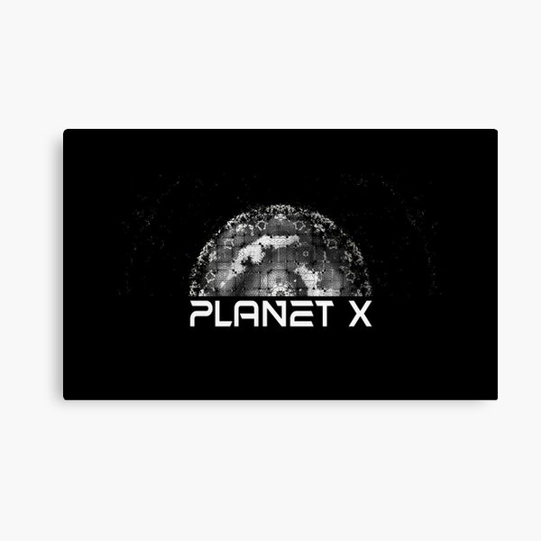 "Space Age Astronomy Art Planet X Brand Logo" Canvas Print by ...
