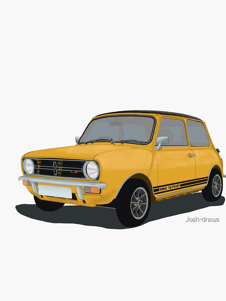 "Mini Clubman" Sticker by Josh-draws | Redbubble