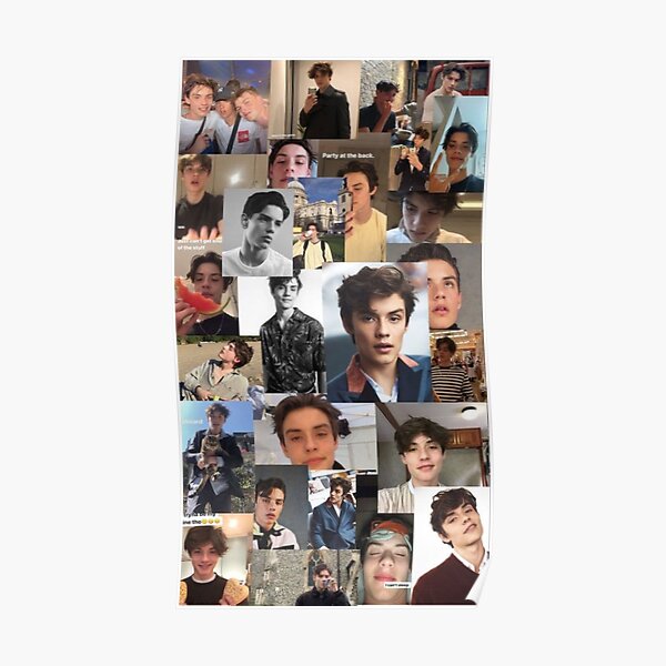 "Louis Partridge Collage Phone Case" Poster for Sale by sophiesdesignz ...