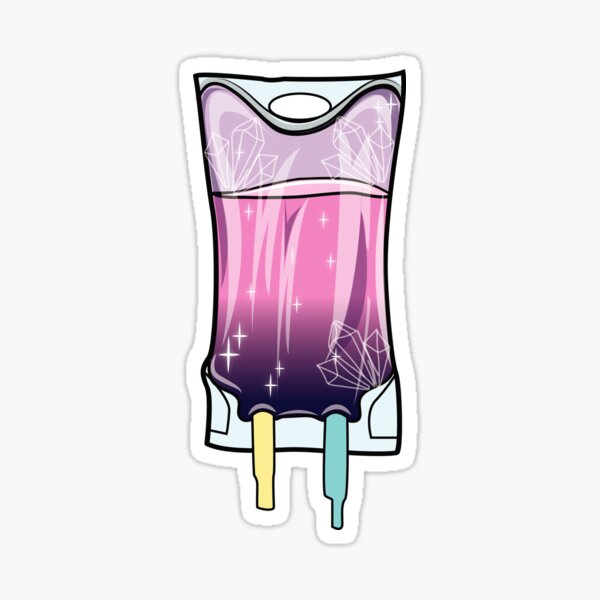 "iv bag " Sticker for Sale by Bossin | Redbubble