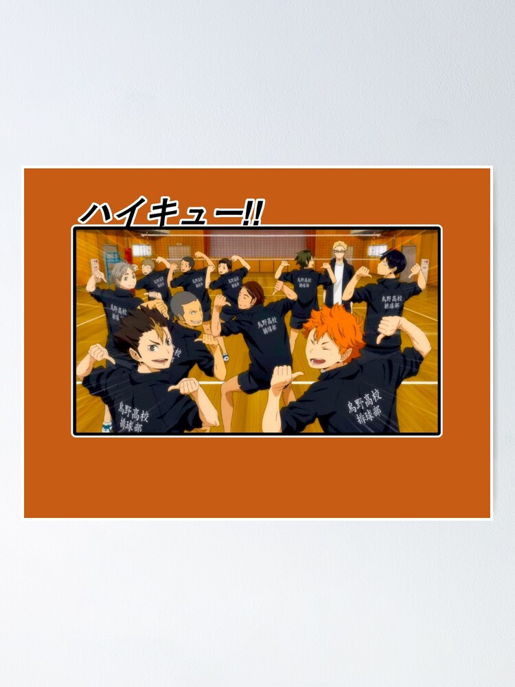 "Karasuno Team" Poster for Sale by kasside717 | Redbubble