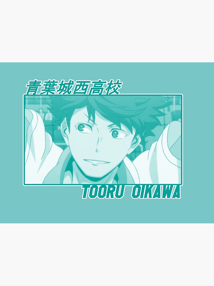 "Tooru Oikawa Haikyu (colored)" Poster by kasside717 | Redbubble