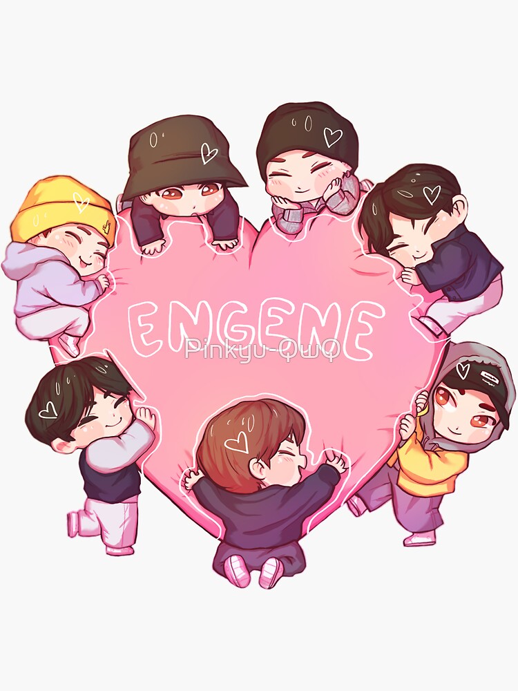 "Always an Engene" Sticker by Pinkyu-QwQ | Redbubble