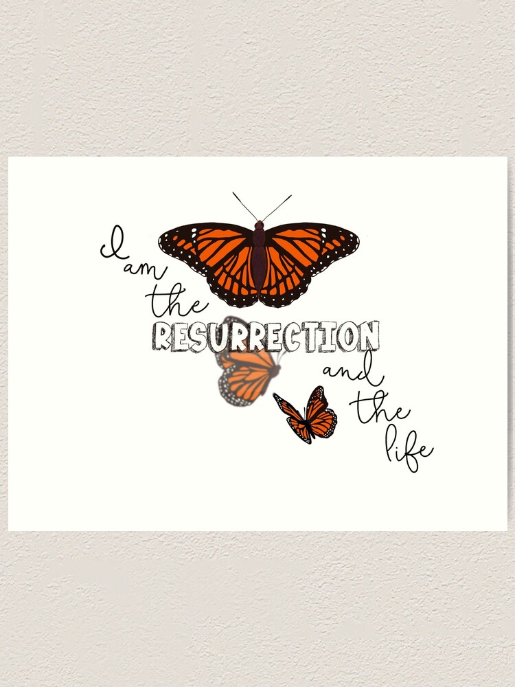 "Resurrection, Butterflies" Art Print for Sale by joyfultally | Redbubble