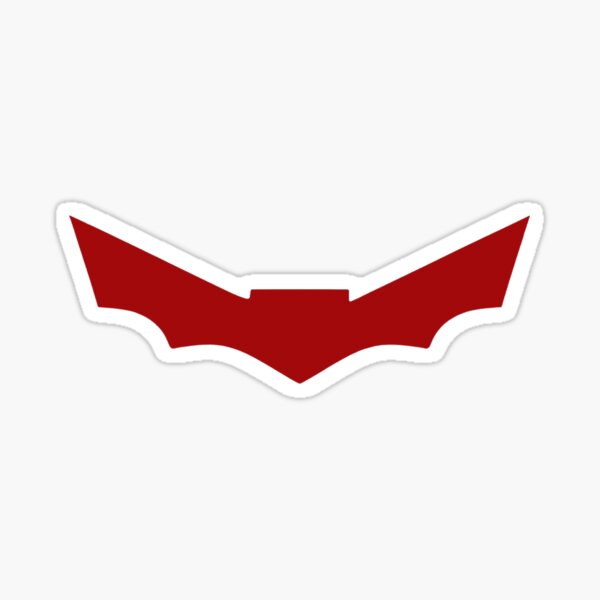 "Bat logo" Sticker for Sale by RickRollRetro | Redbubble