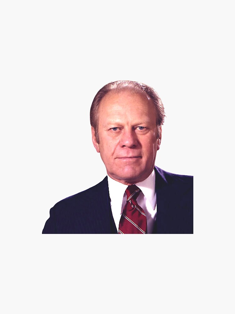 "Gerald Ford Sticker" Sticker by Jiryis06 | Redbubble