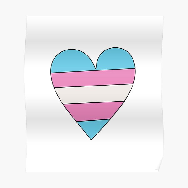 "Transgender Pride" Poster for Sale by Buttermushrooom | Redbubble