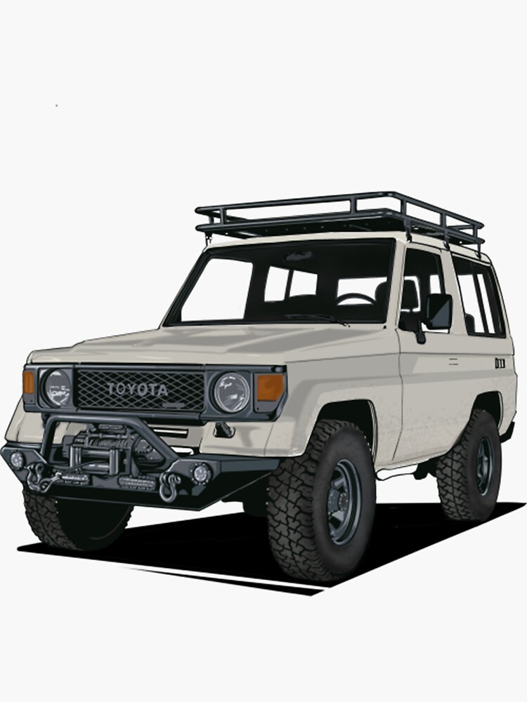 "Land Cruiser Toyota Land Cruiser 70 series" Sticker for Sale by ...