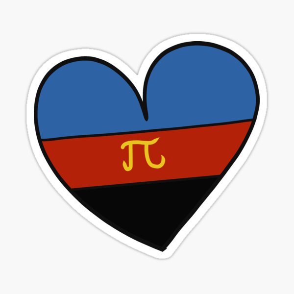 "Polyamorous Heart" Sticker for Sale by Buttermushrooom | Redbubble