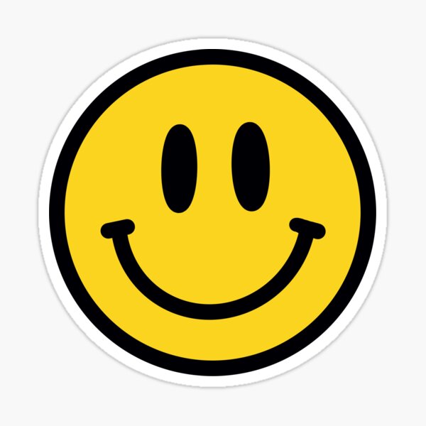 "Yellow Smiley Face " Sticker by smicelz | Redbubble