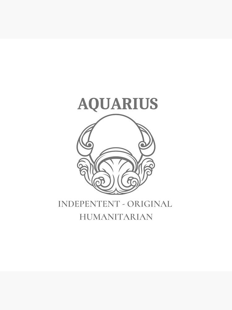 "Aquarius the Water Bearer Zodiac Astrological Sign " Poster by ...