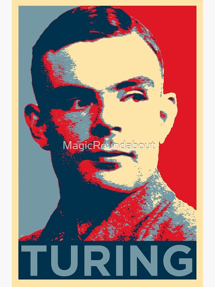 "TURING" Poster for Sale by MagicRoundabout | Redbubble