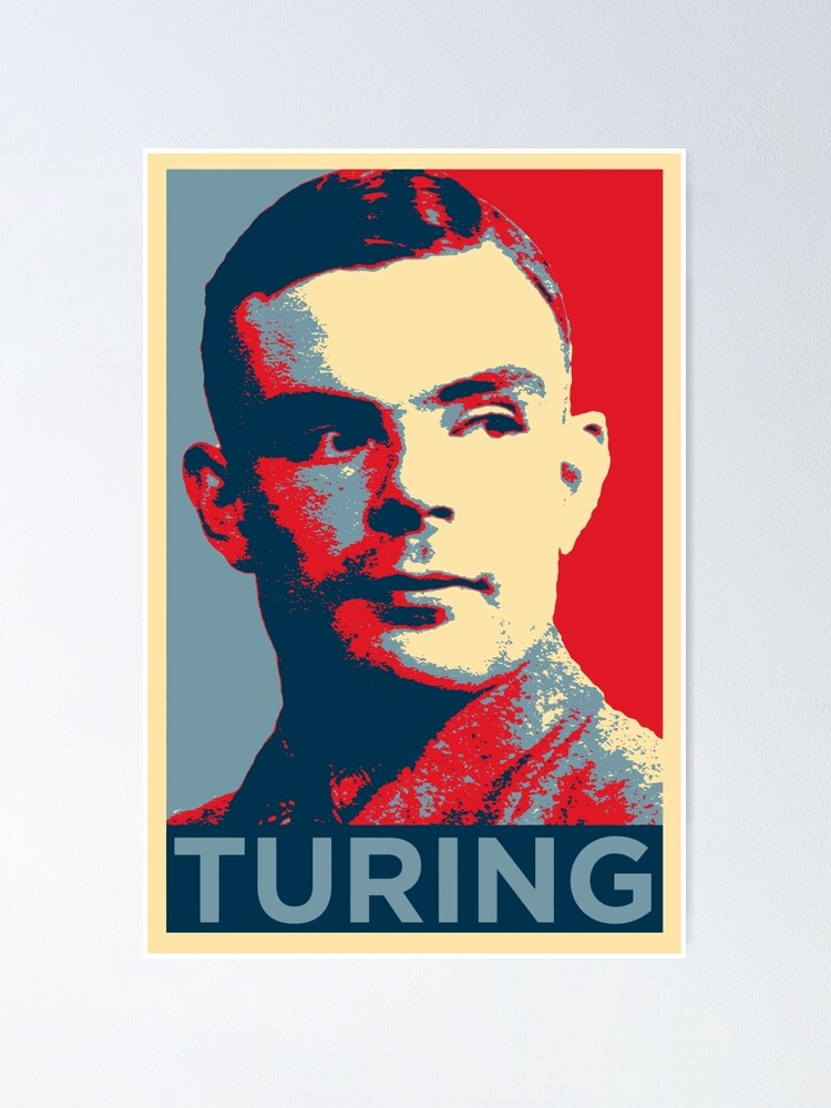 "TURING" Poster for Sale by MagicRoundabout | Redbubble