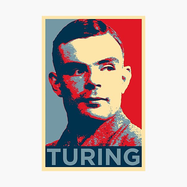 Alan Turing Wall Art | Redbubble