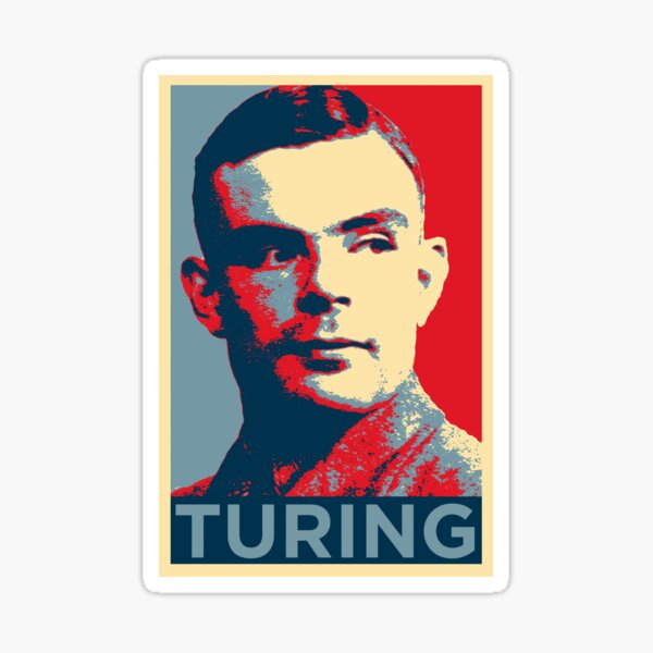 "TURING" Sticker for Sale by MagicRoundabout | Redbubble