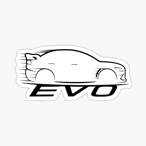 "Evo" Sticker for Sale by stips81 | Redbubble
