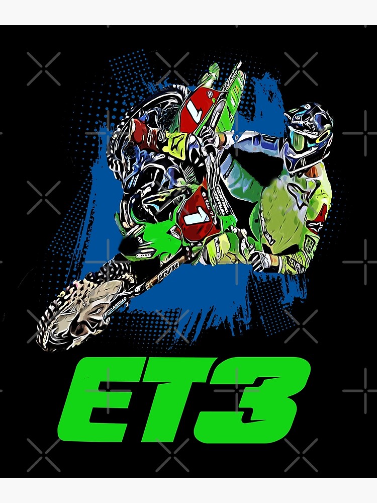 "Eli ET3 Tomac motocross legend Dirt bike Champion 3 Gift Design 2021 ...