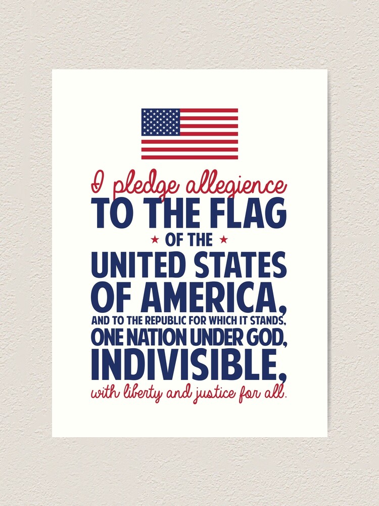 Pledge Of Allegiance Illustration