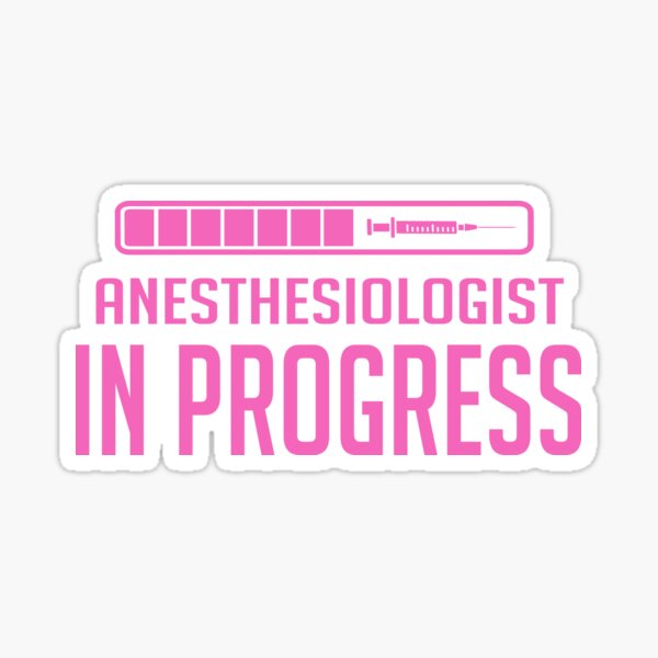 "Anesthetist" Sticker by ARCHI-DESIGN | Redbubble