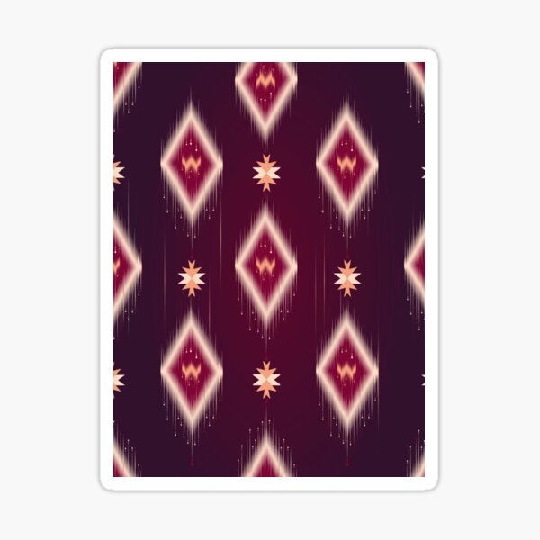 "lovely pattern ethnic" Sticker for Sale by Suriyapunlum | Redbubble
