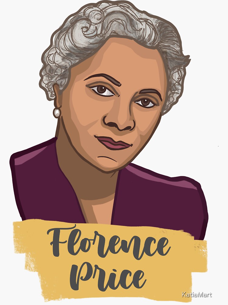 "Florence Price" Sticker for Sale by KatiaMart | Redbubble