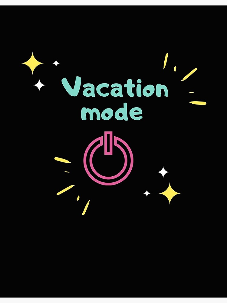 "Crazy Vacation Mode On Funny Spring Break" Poster for Sale by mzakarya ...