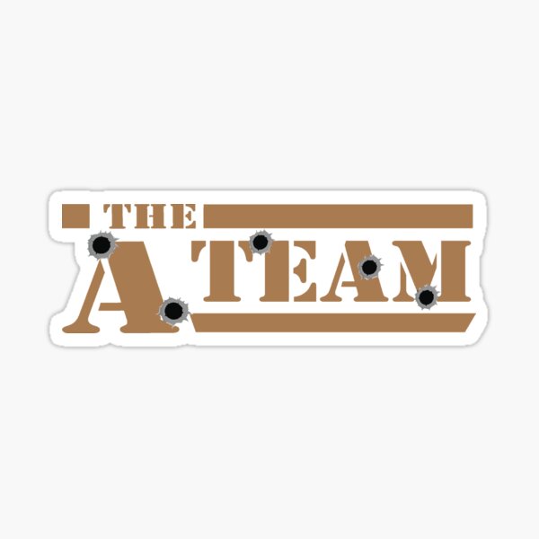 "A-Team" Sticker for Sale by Megatroll | Redbubble