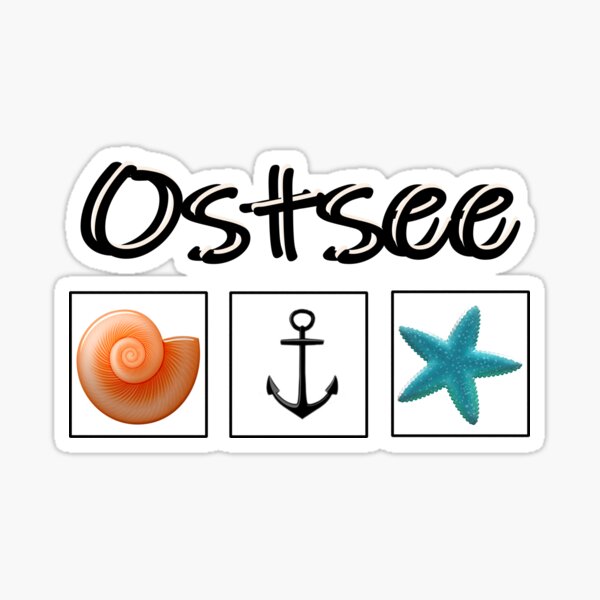 "Baltic Sea" Sticker by Meer-Lifestyle | Redbubble