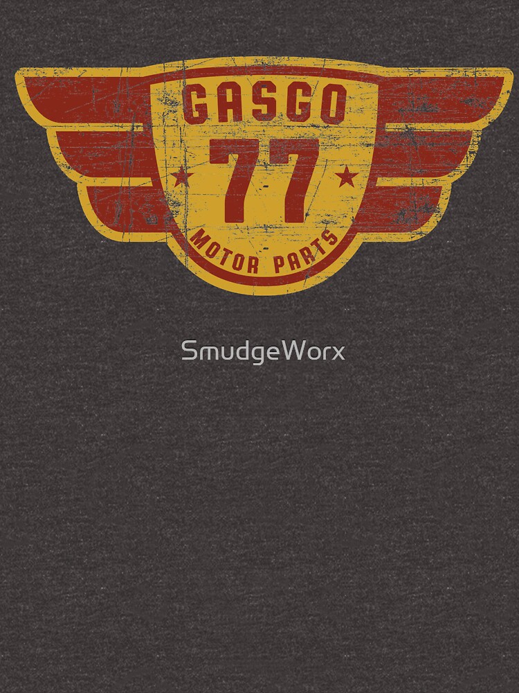 "GasGo Retro Badge Logo" T-shirt by SmudgeWorx | Redbubble