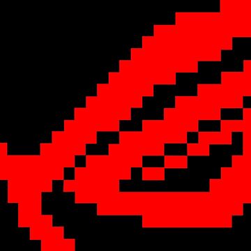"Asus Rog Pixel" Art Board Print by Violet Girl | Redbubble