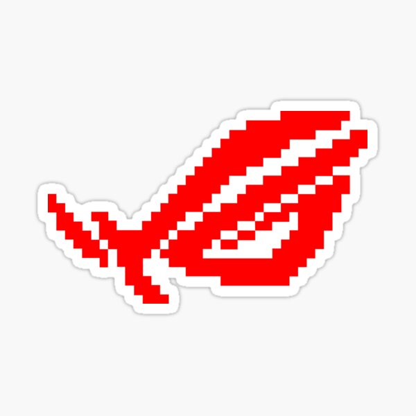 "Asus Rog Pixel" Sticker for Sale by Nanisdafne | Redbubble