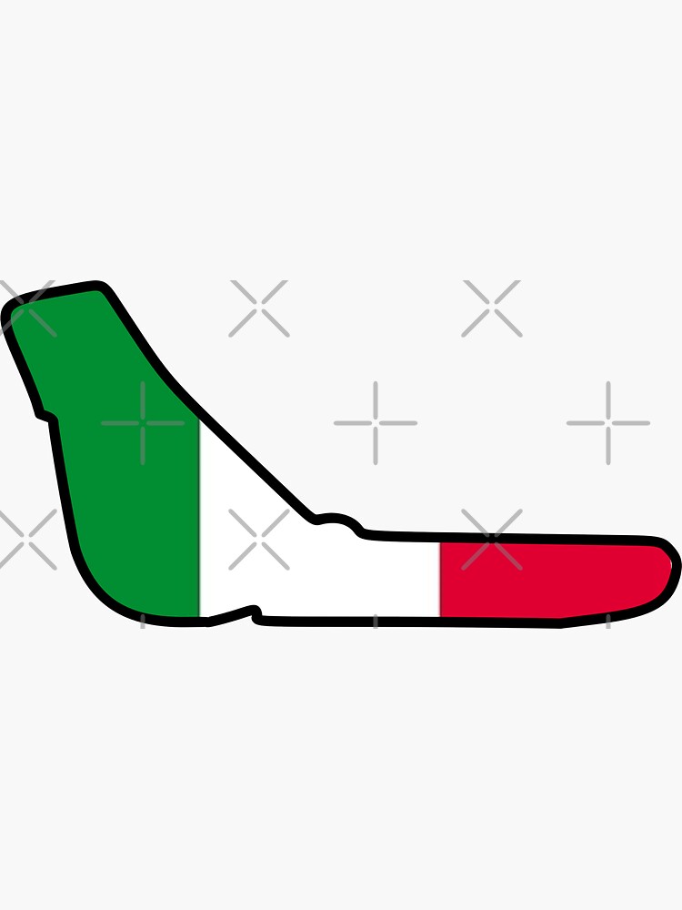 "Monza F1 Track" Sticker for Sale by DaCorsa-Cavallo | Redbubble