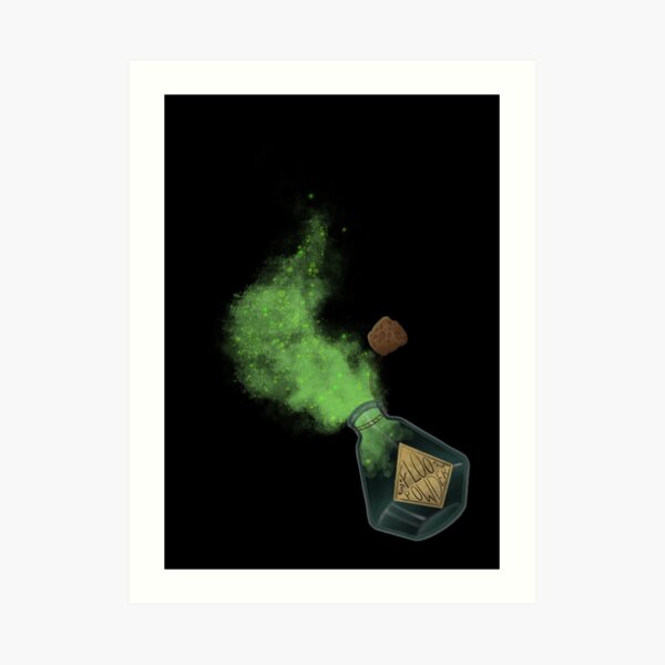 "Floo Powder Bottle" Art Print for Sale by jaywehey | Redbubble