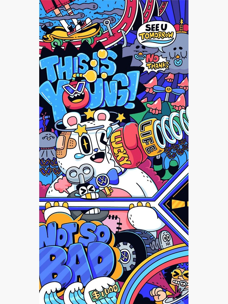 "Digital art always will be fun" Sticker for Sale by BoshDesinged ...